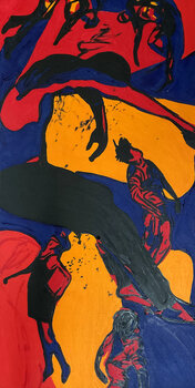 Intense III by Juca Maximo (2019) : Painting Acrylic, Pastel on Canvas ...