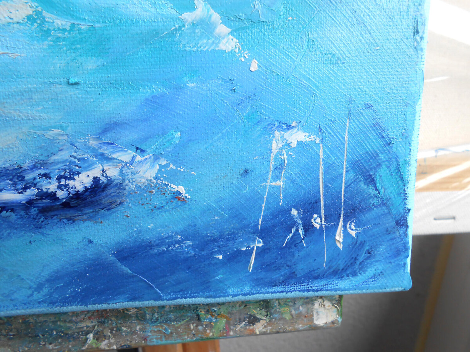 Voilier sous Spi à l'entrée du Port de La Rochelle by Axelle Bosler (2022) : Painting Oil on ...