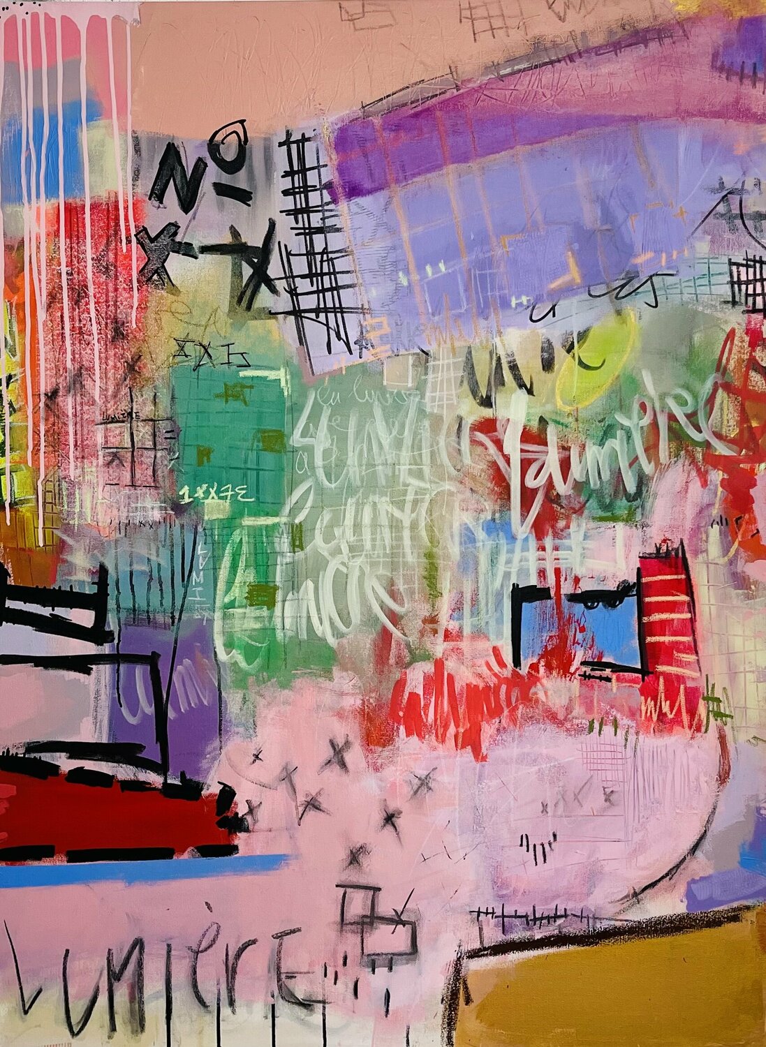 Bring Me La Lumière by Manaz Raiszadeh (2022) : Painting Acrylic ...