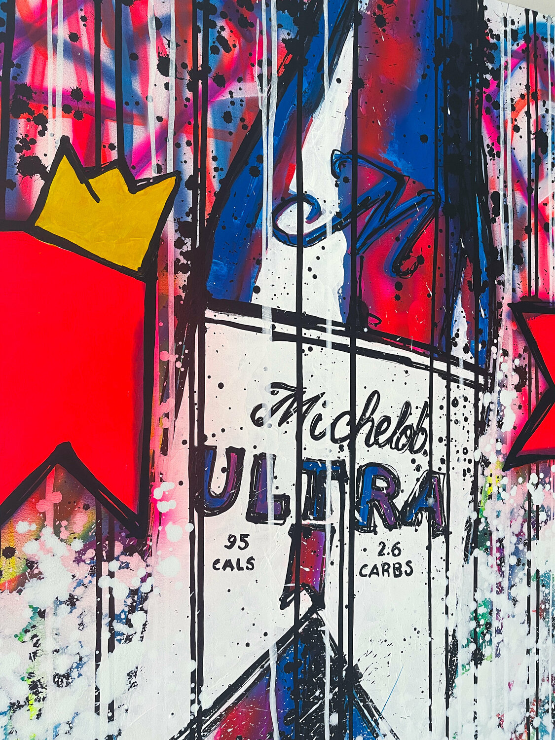 Michelob Ultra by Esteban Vera (2021) : Painting Acrylic, Graffiti on ...