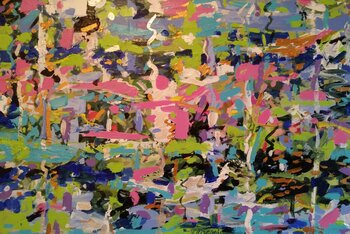 Garden Bliss by Judy Arsenault (2020) : Painting Acrylic on Canvas ...