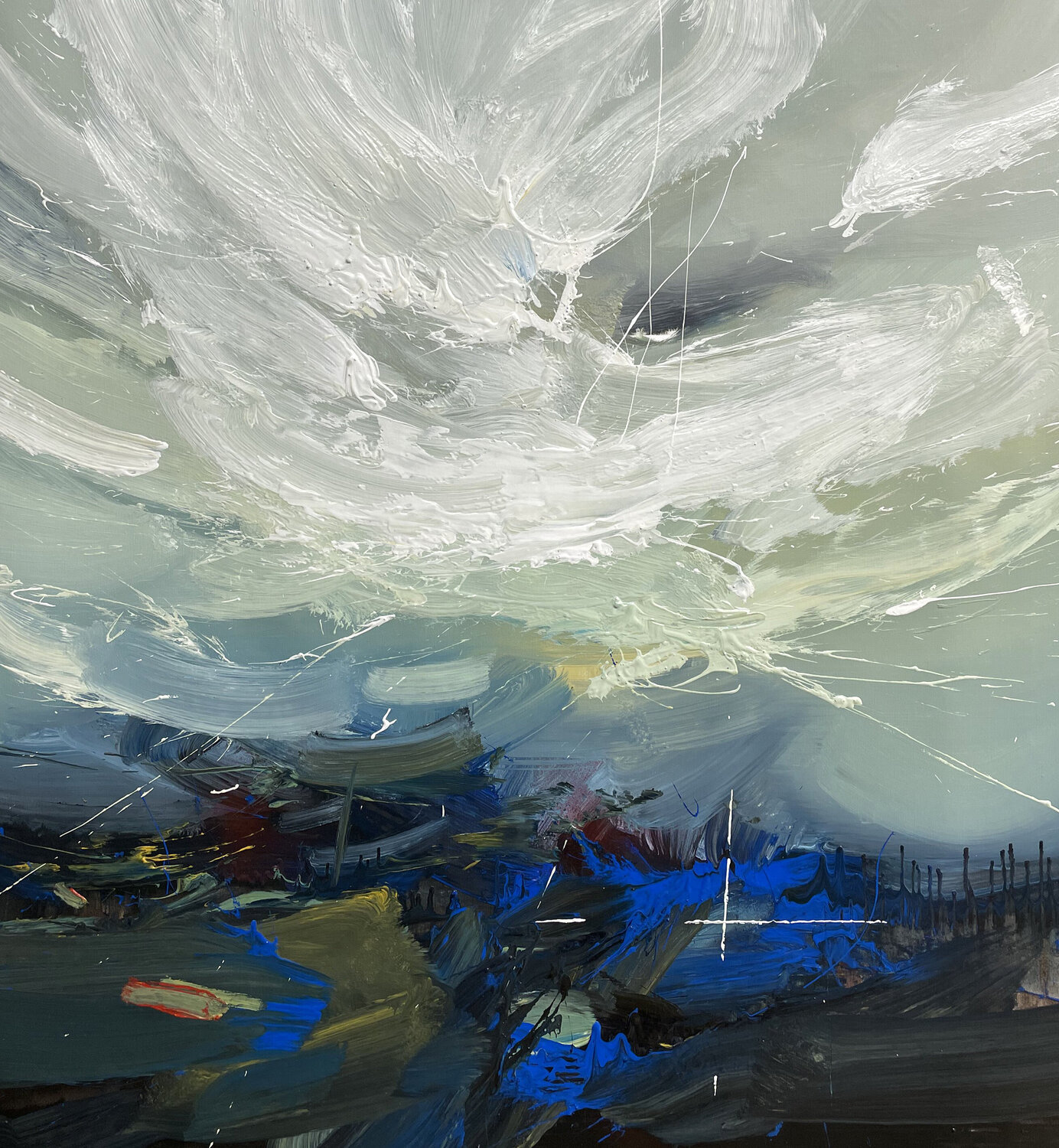 Depth of nature 262 by Nazarii Medvid (2023) : Painting Acrylic on ...