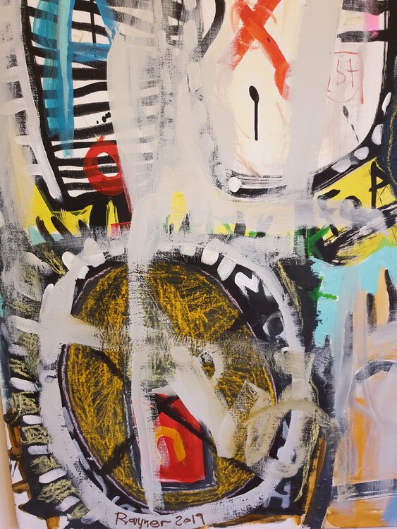 Portrait of a blues singer de Marc Rayner (2019) : Peinture Acrylique ...