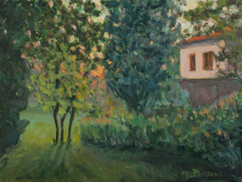 Blue shadows by Marco Busoni (2022) : Painting Oil on Canvas - SINGULART