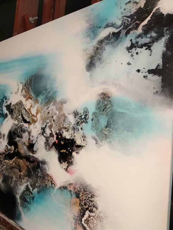 Composure 從容 by Calvin Chih-Hao Teng (2020) : Painting Acrylic, Oil on ...