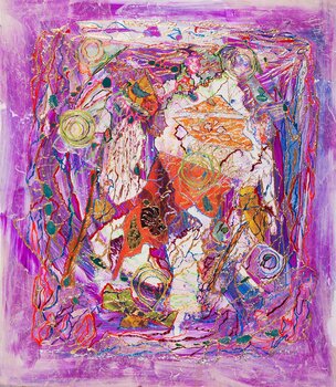 Billowing Fields Of Tuscany by Lisa Mee (2021) : Painting Acrylic ...