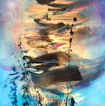 Eyes from another universe by Andrea Ehret (2021) : Painting Acrylic ...