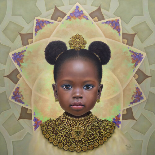 PROSPERITY PORTRAIT #1 by Dora Alis Mera Velasco (2019) : Painting Oil on Canvas - SINGULART