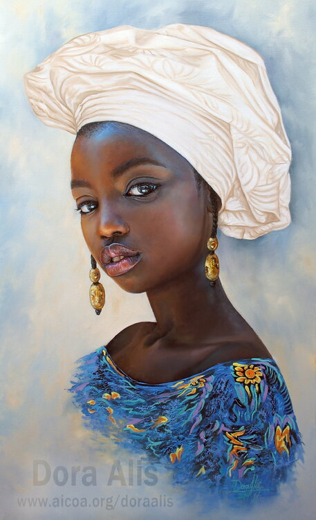 PROSPERITY PORTRAIT #2 by Dora Alis Mera Velasco (2019) : Painting Oil on Canvas - SINGULART