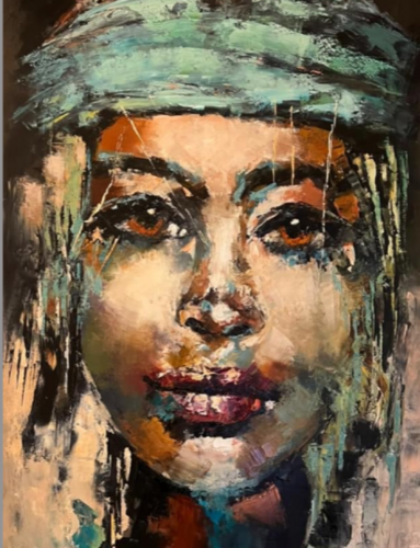 Sabrina by Catherine Cauvin (2022) : Painting Oil on Canvas - SINGULART