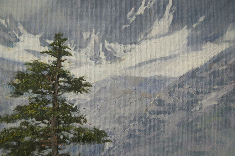 Arkhyz, mount Sofia by Alik Oleynik (2020) : Painting Oil on Canvas - SINGULART