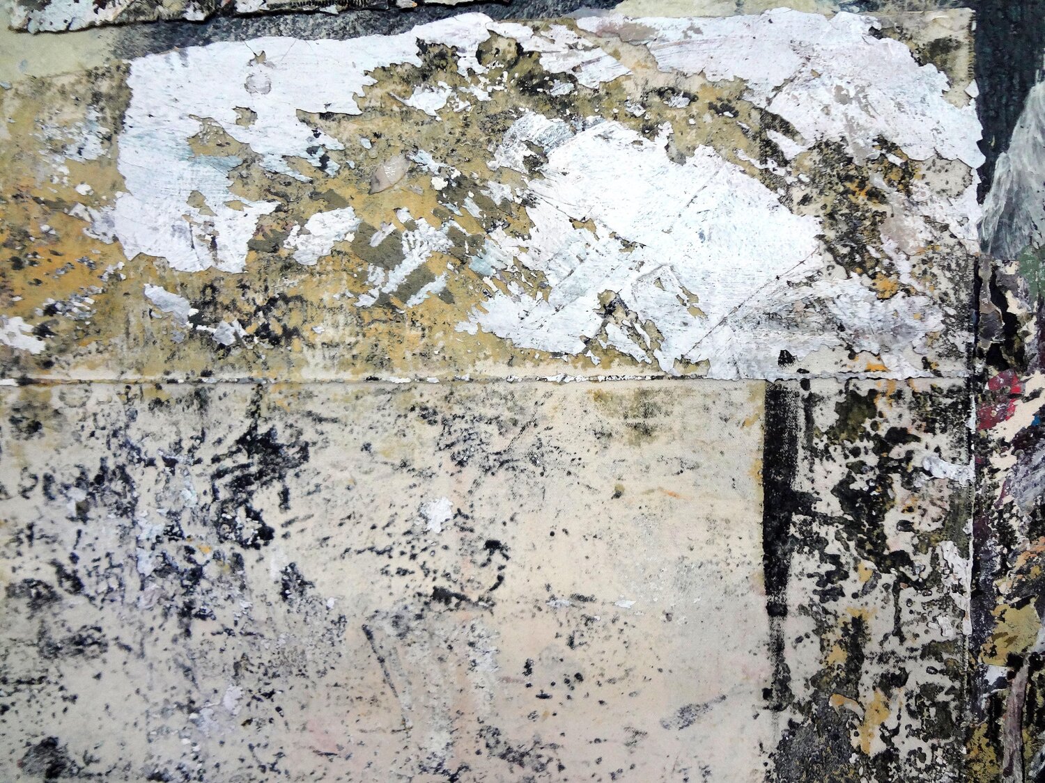 Slanted Landmarks by Matthew Dibble (2023) : Painting Collage on Canvas ...