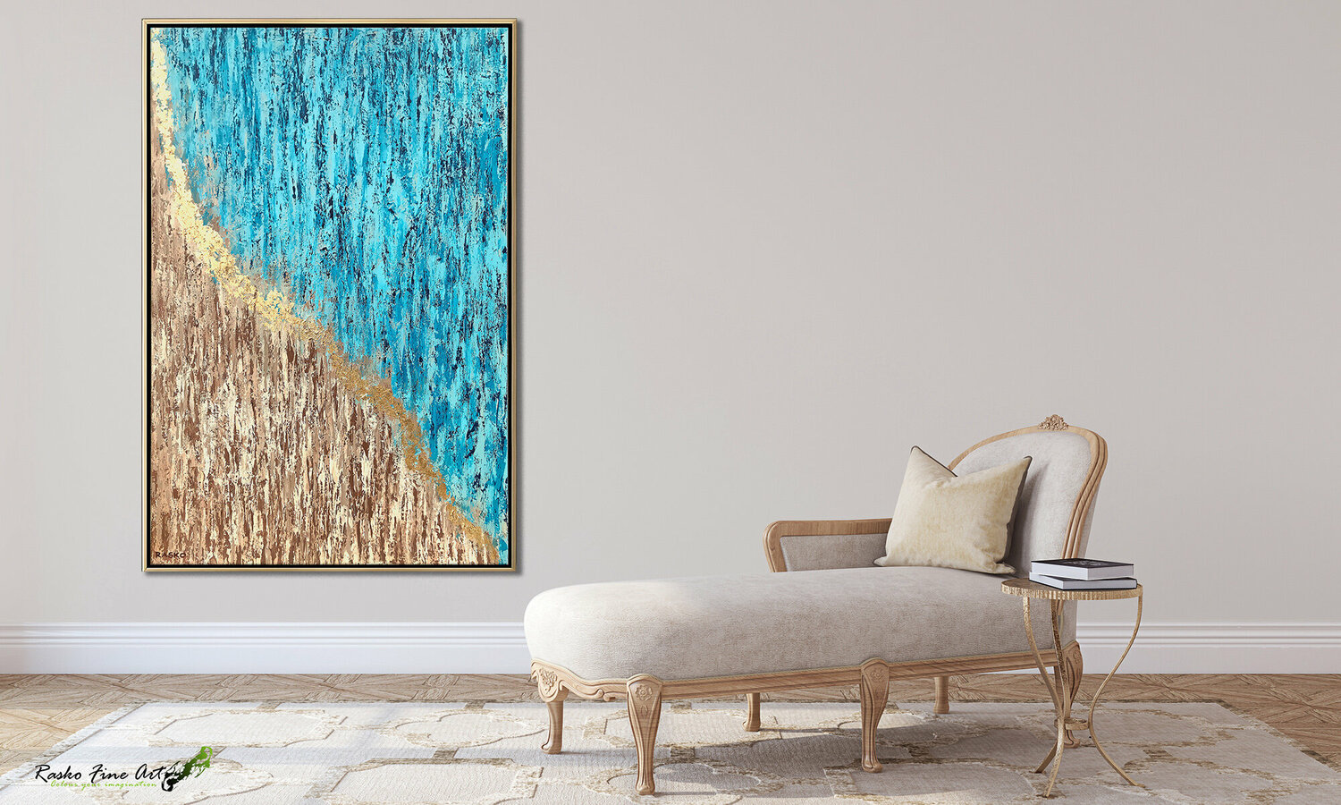 Iluka by Rasko (2020) : Painting Acrylic, Sand on Canvas - SINGULART