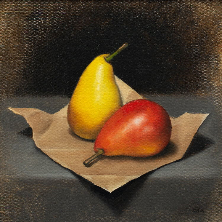 Pears by Froydis Aarseth (2019) : Painting Oil on Canvas - SINGULART Pears by Froydis Aarseth (2019) : Painting Oil on Canvas - SINGULART