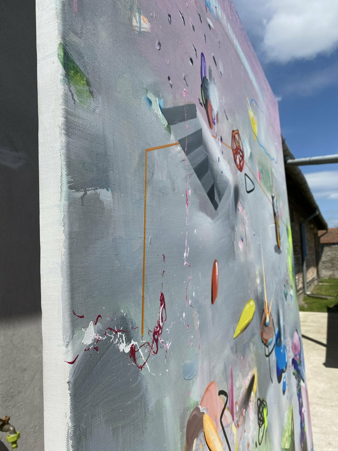 Hybrid Playground by Edith Torony (2018) : Painting Acrylic, Spray ...