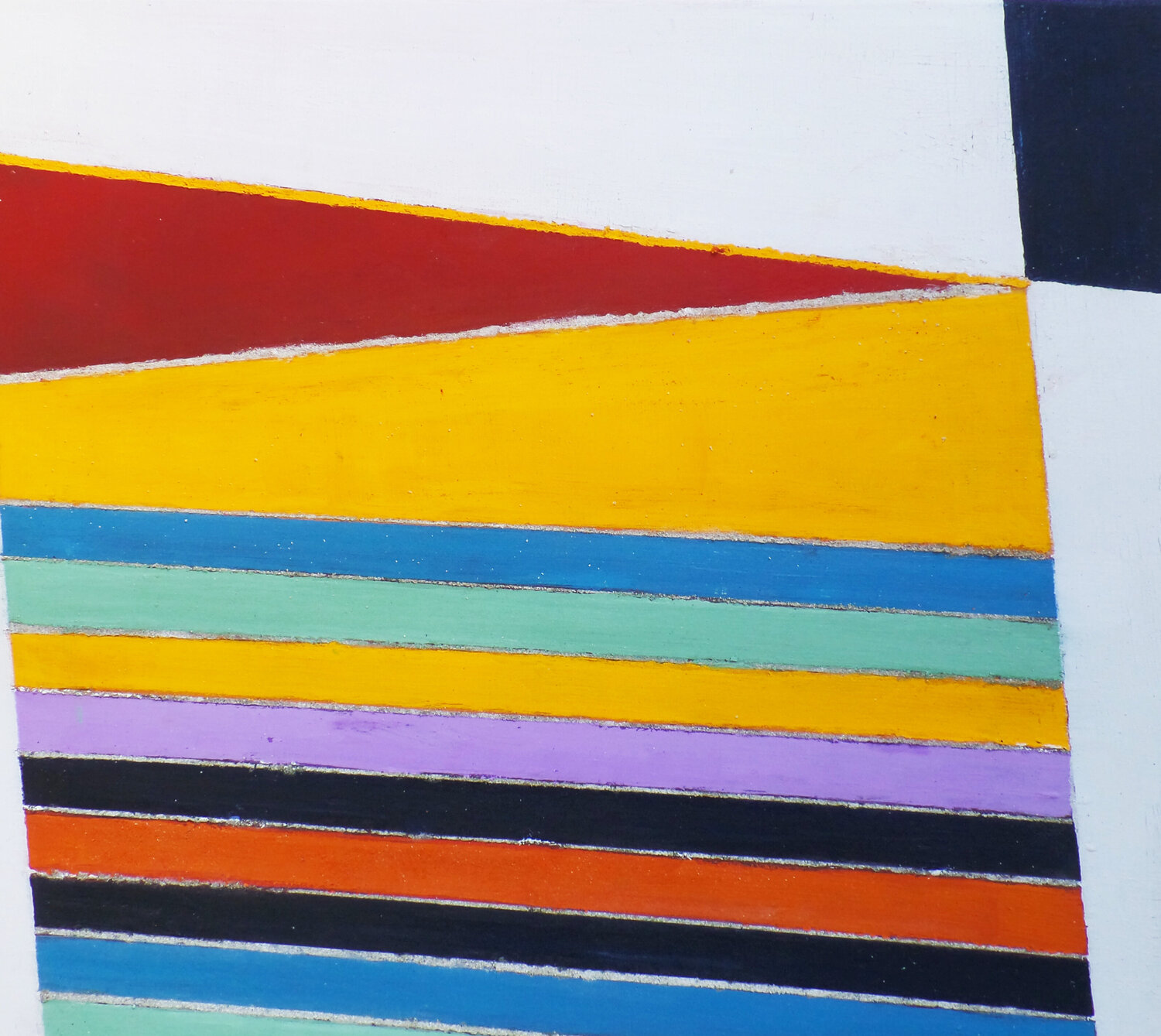 Active stripes by Mayumi Yamakawa (2022) : Painting Acrylic, Tempera on ...
