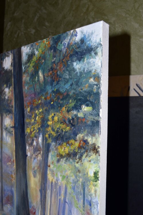 Golden Morning by Sergey Lutsenko (2020) : Painting Oil on Canvas - SINGULART