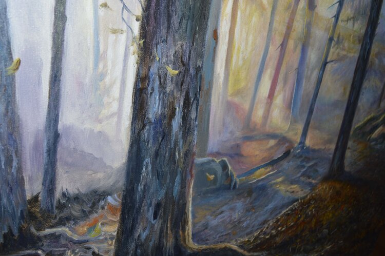 Golden Morning by Sergey Lutsenko (2020) : Painting Oil on Canvas ...