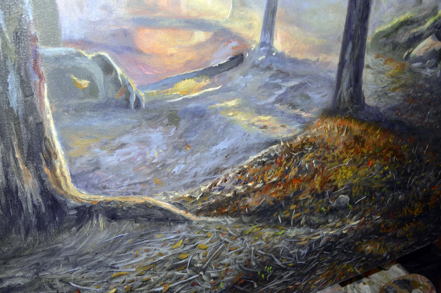 Golden Morning by Sergey Lutsenko (2020) : Painting Oil on Canvas ...