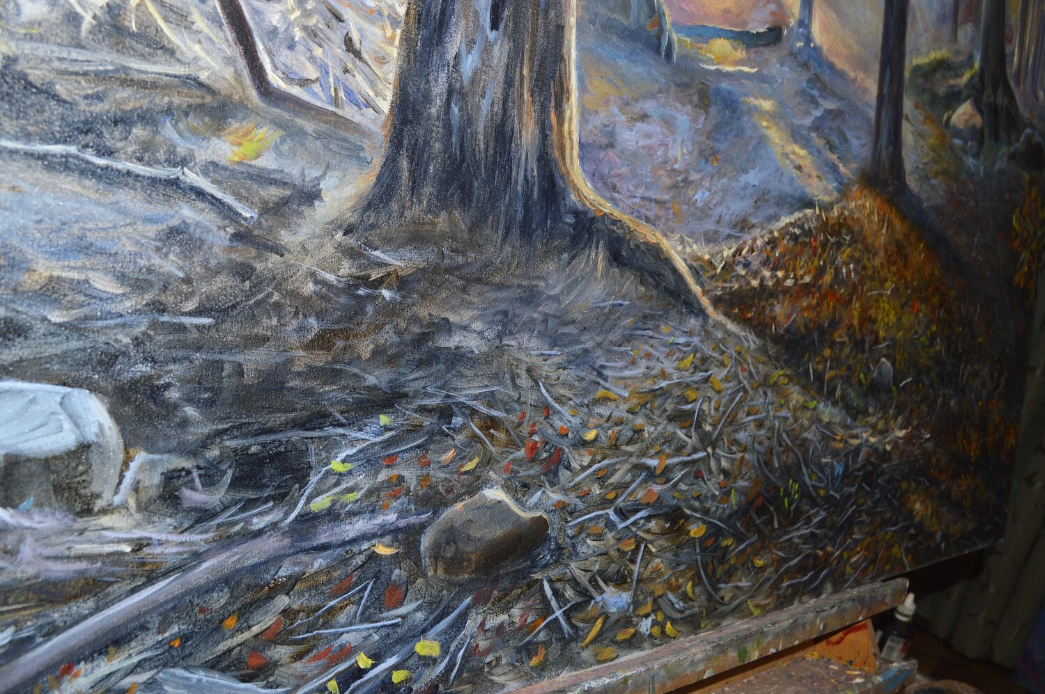 Golden Morning by Sergey Lutsenko (2020) : Painting Oil on Canvas ...