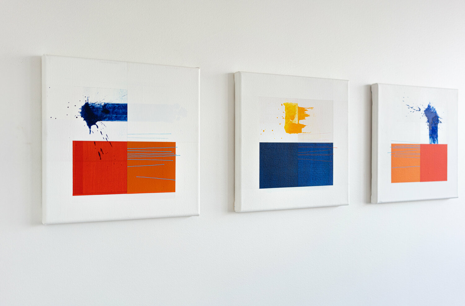 "Triptyque no1" by Patrick Piccinelli (2021) : Painting Acrylic on ...