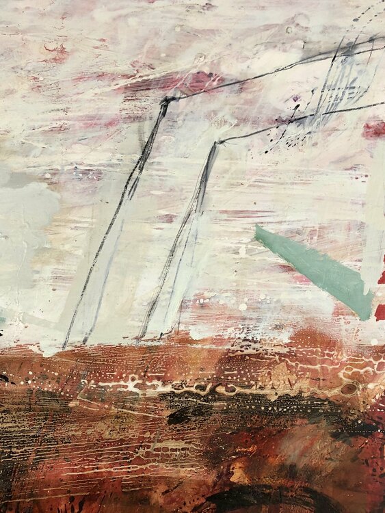 Floating by Peter Backhaus (2013) : Painting Oil on Canvas - SINGULART