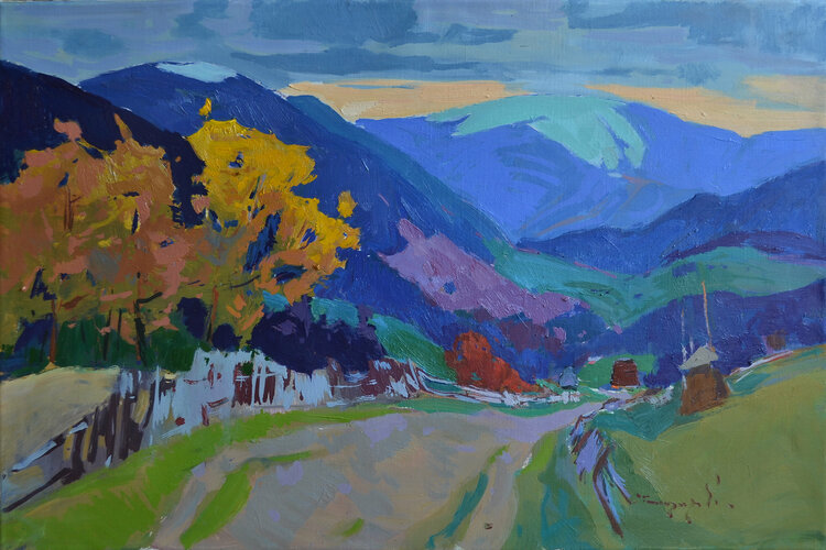 Under the meadow by Alexander Shandor (2020) : Painting Oil on Canvas ...