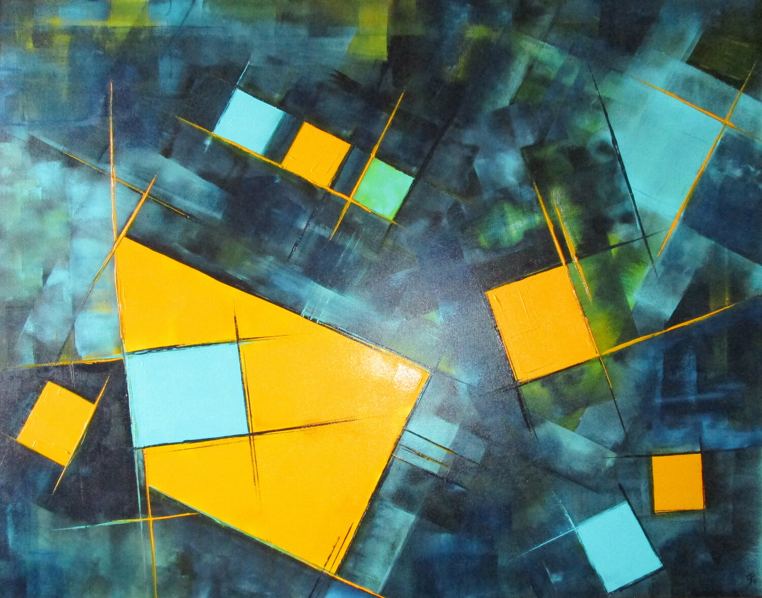 spring time 7 by Kerstin Franz (2021) : Painting Acrylic, Charcoal on ...