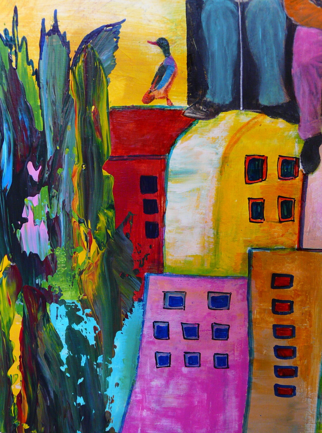 Halbgötter unserer Zeit by Blanka Mandel (2022) : Painting Acrylic ...