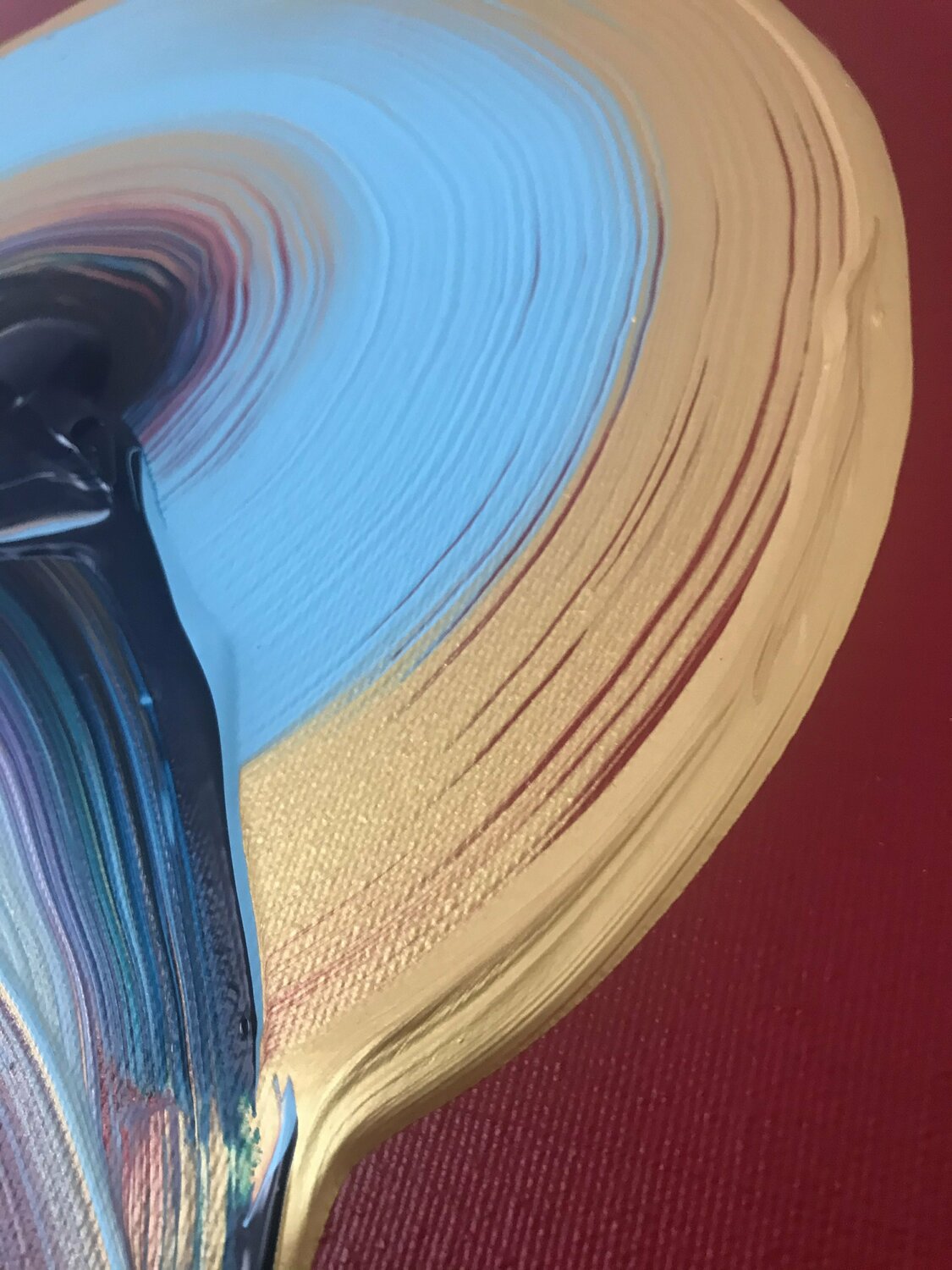 Tipler Cylinder by Yiannis Kaminis (2019) : Painting Acrylic on Canvas ...