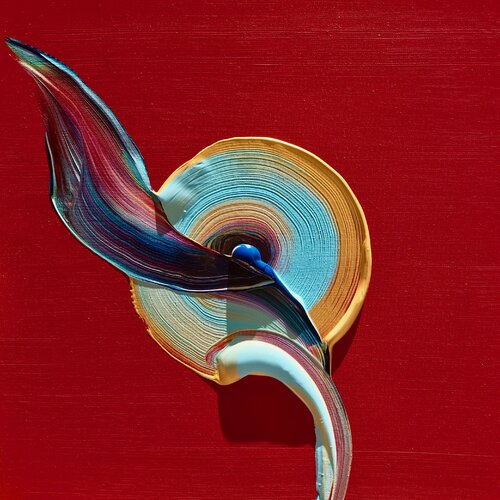 Tipler Cylinder by Yiannis Kaminis (2019) : Painting Acrylic on Canvas ...