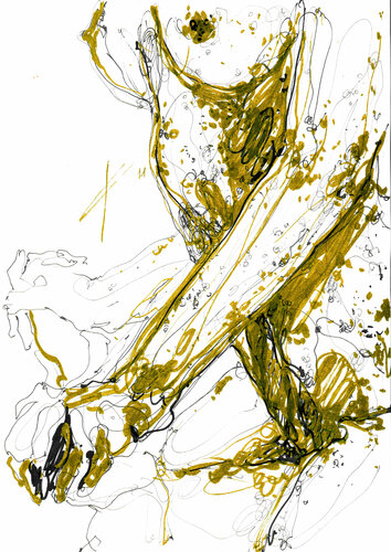 Support By Marie Getta 2021 Drawing Pen On Paper Singulart