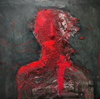 "High frequency" by Aleksandar Markovic (2021) : Painting Acrylic on ...