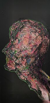 "High frequency" by Aleksandar Markovic (2021) : Painting Acrylic on ...