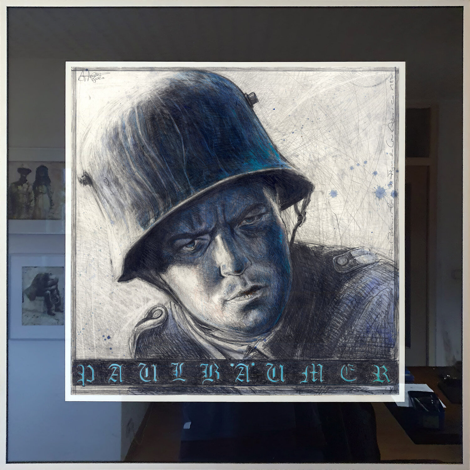 Paul Bäumer by Andreas Noßmann (2020) : Drawing Pencil, India Ink on ...