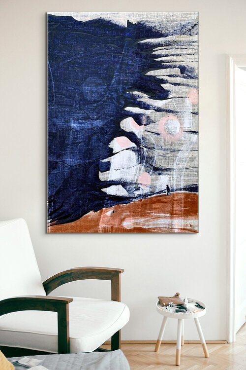 Freezy Breezy Solitude by Netka Croonenborghs (2022) : Painting Acrylic ...