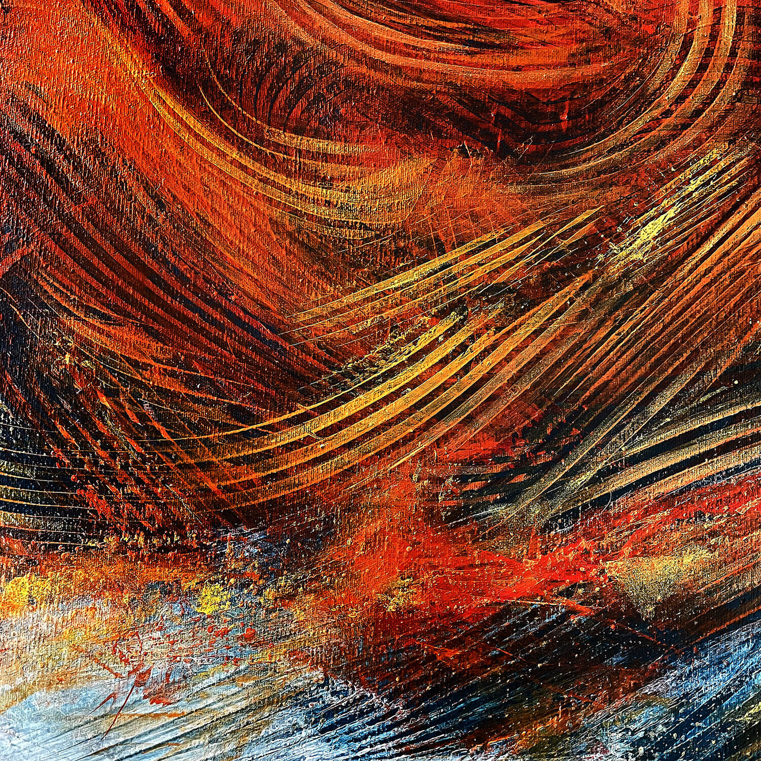 The Unfolding by Peisy Ting (2023) : Painting Acrylic, Charcoal on ...