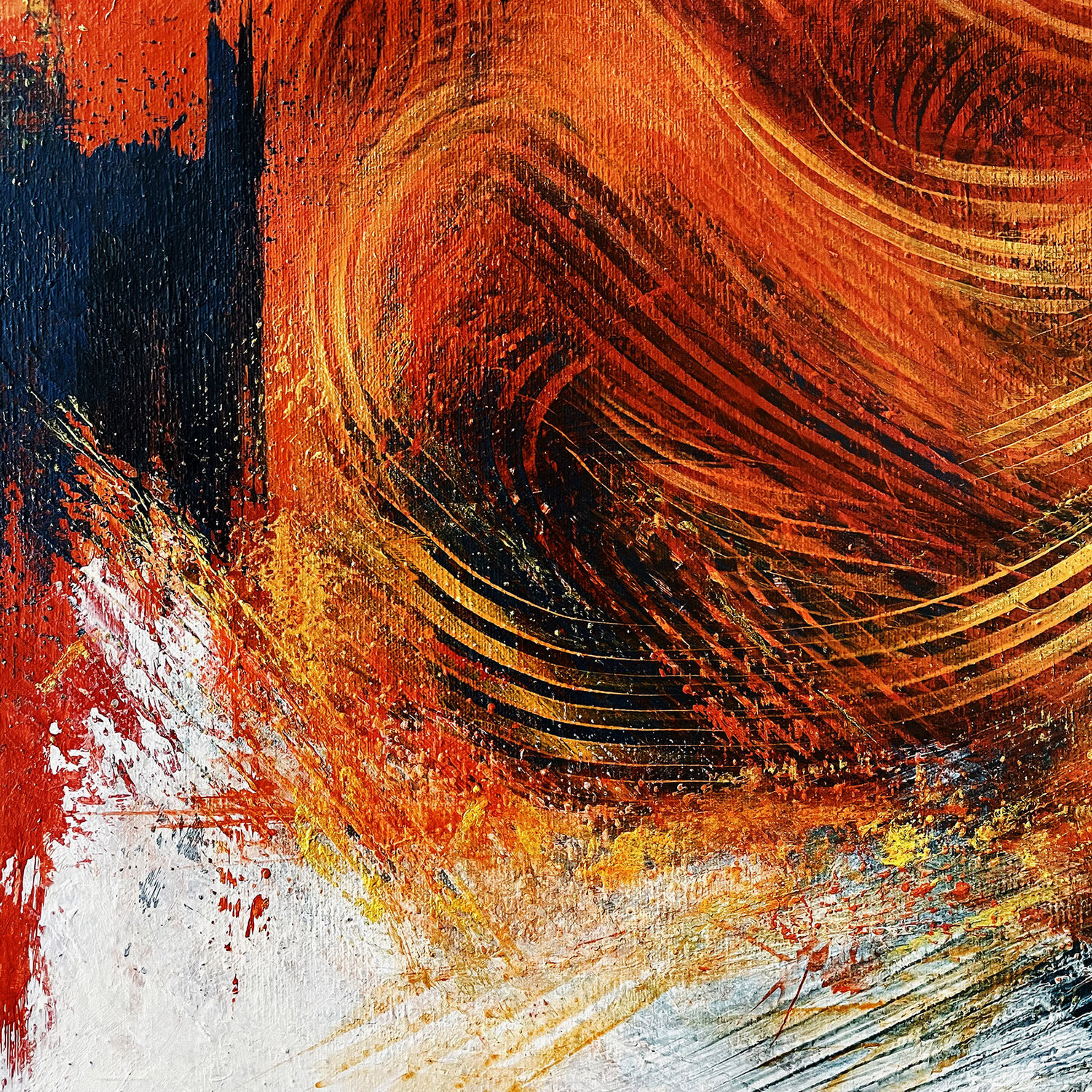 The Unfolding by Peisy Ting (2023) : Painting Acrylic, Charcoal on ...