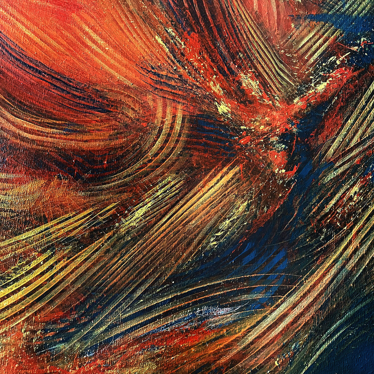 The Unfolding by Peisy Ting (2023) : Painting Acrylic, Charcoal on ...