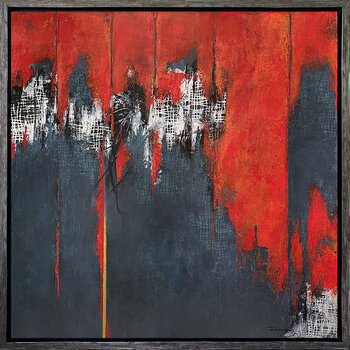 Rouge by Peisy Ting (2021) : Painting Acrylic on Canvas - SINGULART