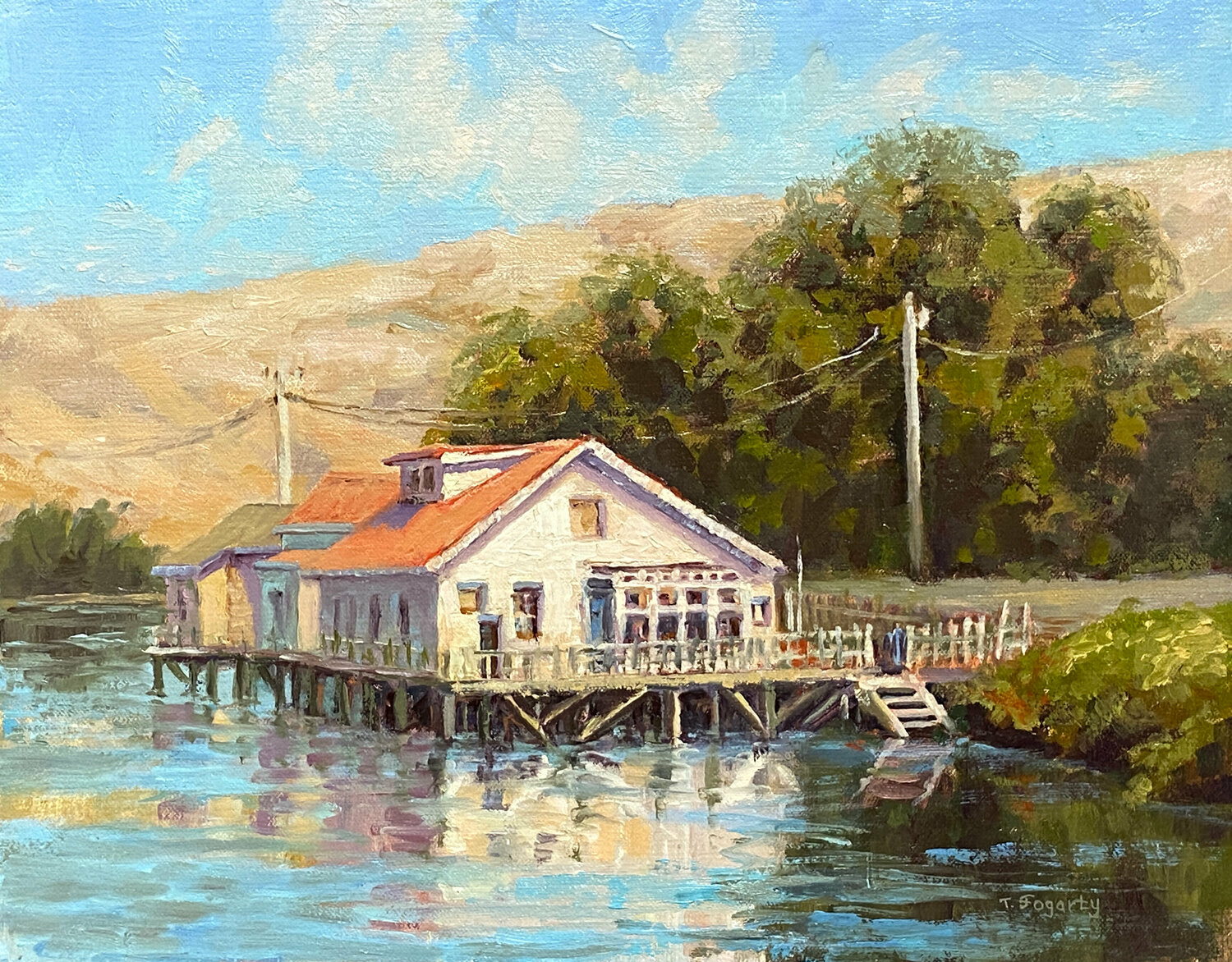 House On the Bay by Tatyana Fogarty (2016) : Painting Oil on Linen ...