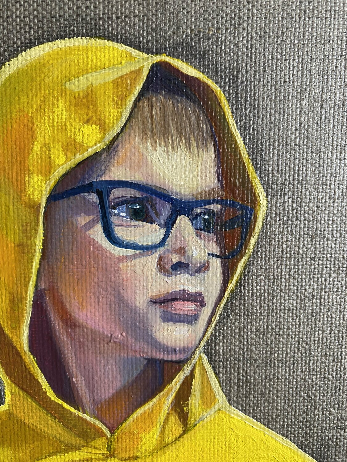 Still a child by Elena Zima (2021) : Painting Oil on Canvas - SINGULART