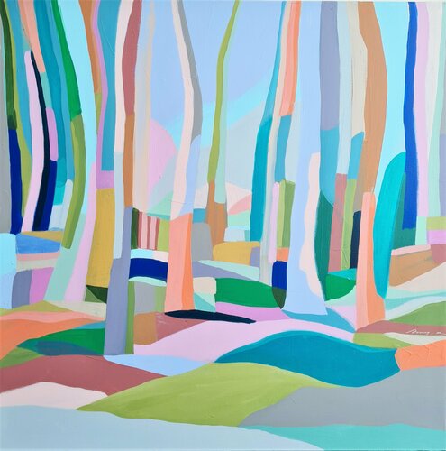 Pink Reverie de Amy Kim (2021) : Peinture Acrylique sur Toile - SINGULART