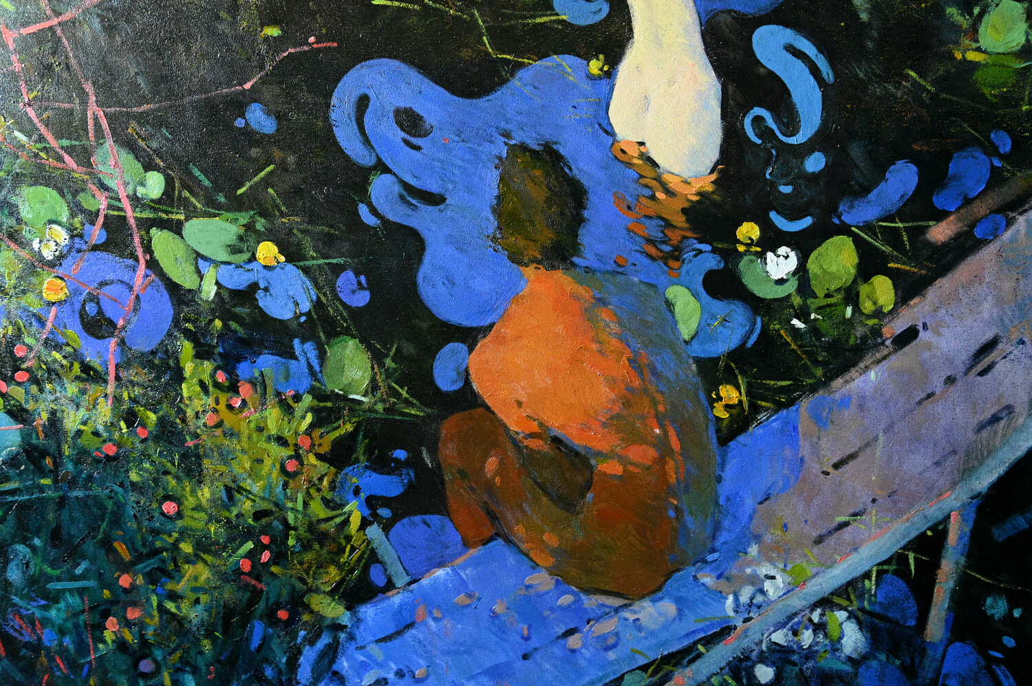 Lovers. Two on a bridge. (2nd edition) by Igor Shcherbakov (2021) : Painting Oil on Canvas ...