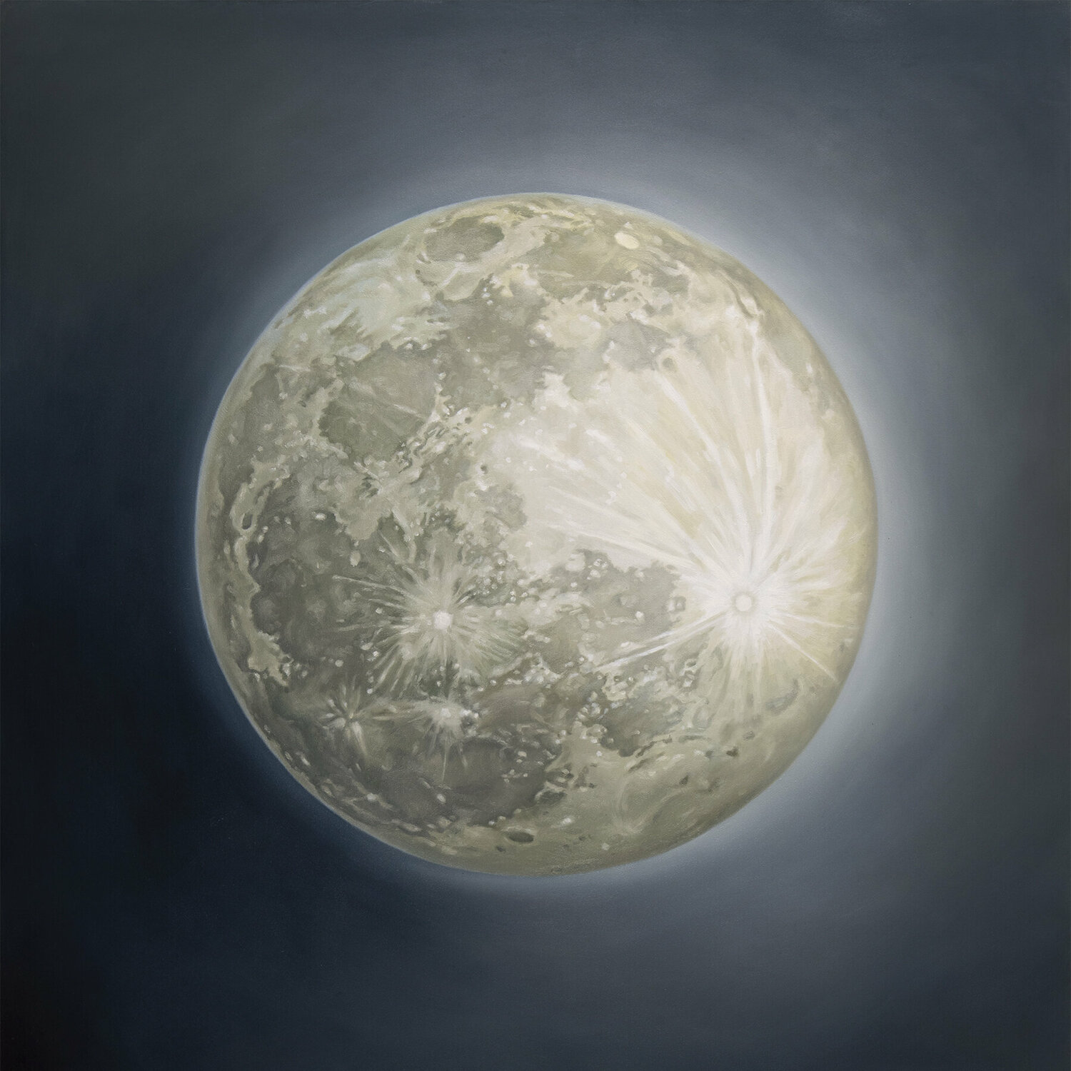 Snow Moon by Krystii Melaine (2020) : Painting Oil on Wood - SINGULART