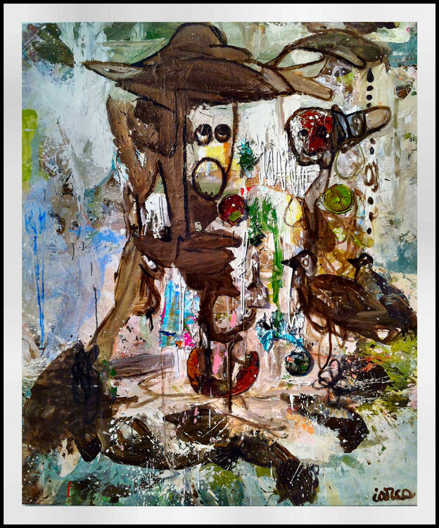 The Iron World by Costel Iarca (2002) : Painting Acrylic on Canvas ...