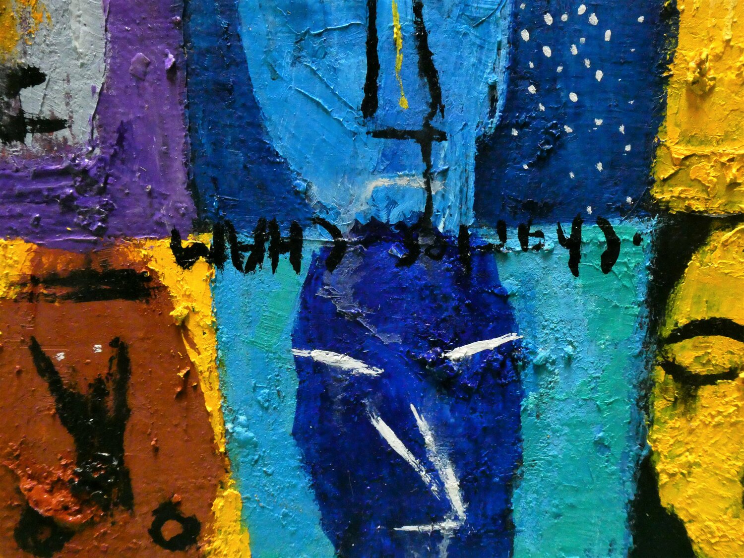 #2801 COLOURFUL LIVES von Charles Cham (2021): Malerei Öl auf Leinwand ...