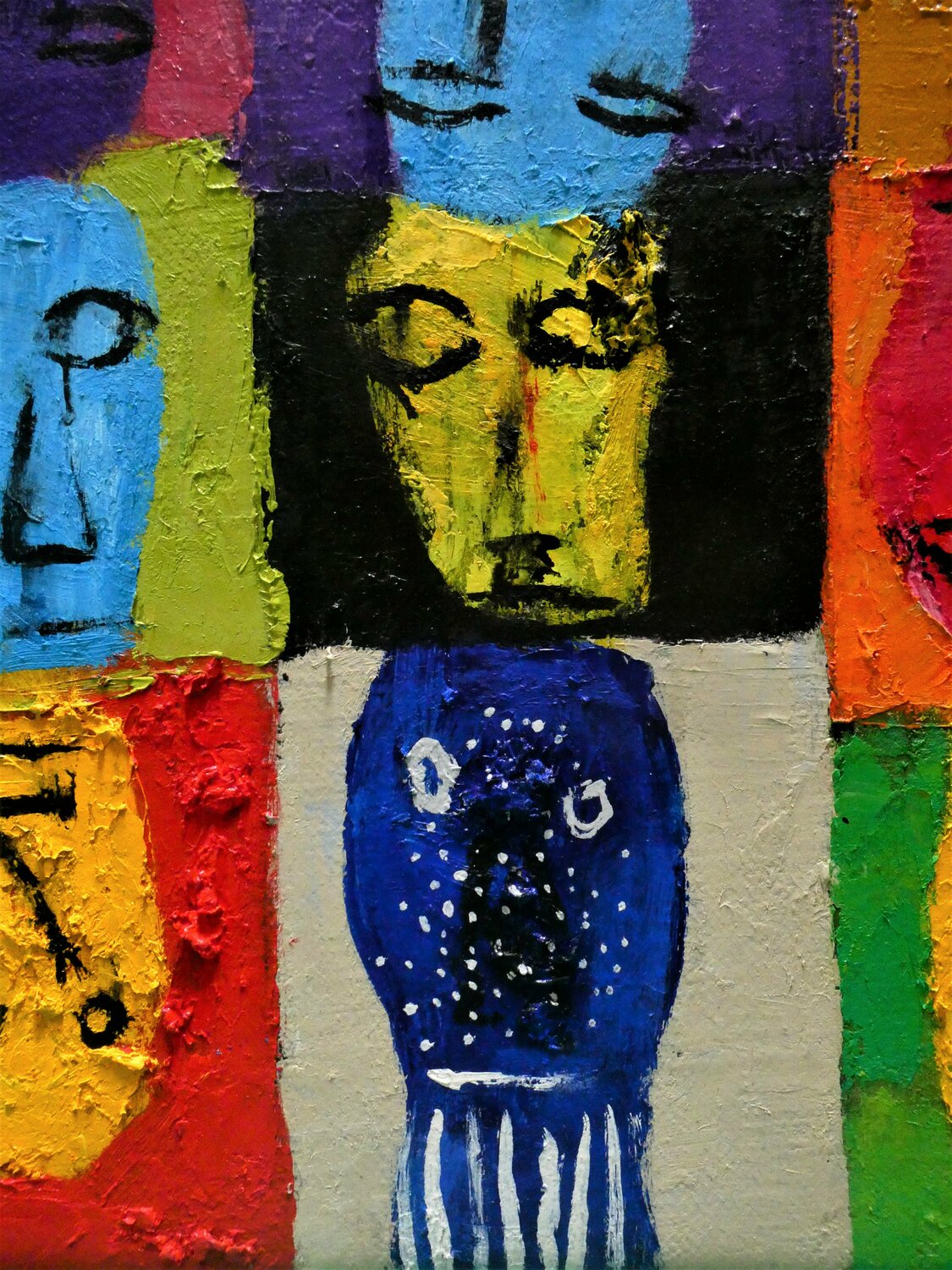 #2801 COLOURFUL LIVES von Charles Cham (2021): Malerei Öl auf Leinwand ...