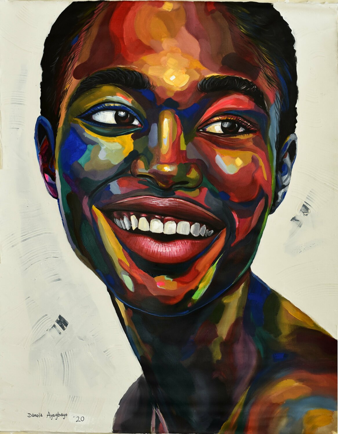 Celebrate life 3 by Damola Ayegbayo (2020) : Painting Acrylic on Canvas - SINGULART
