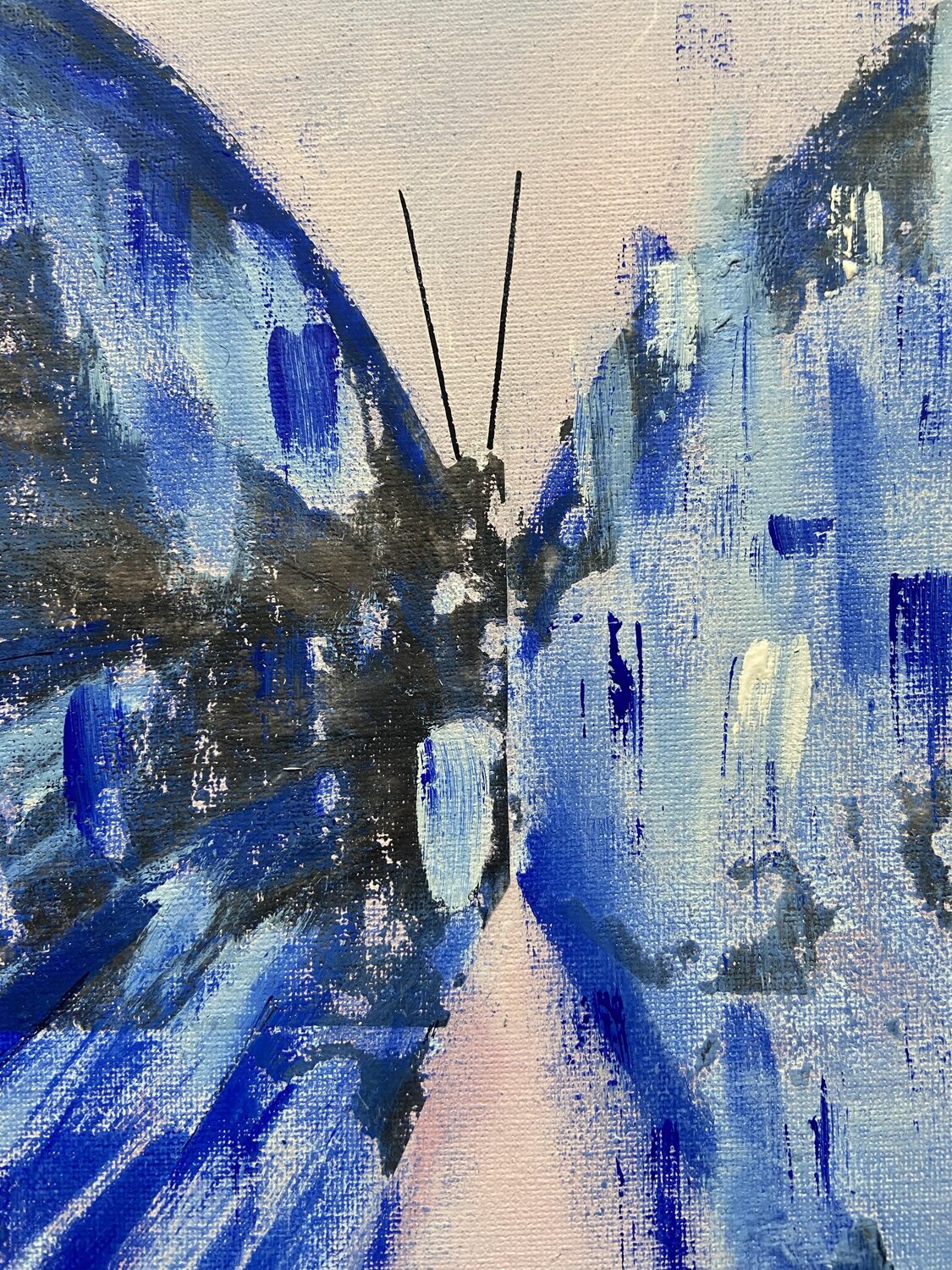 BUTTERFLY MATRIX #1 by Helen She (2023) : Painting Acrylic, Collage on ...
